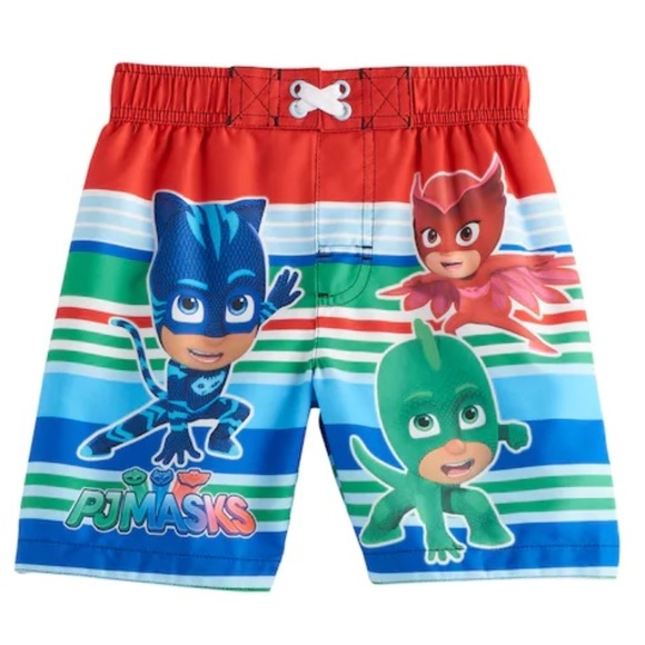 pj masks | Swim | Pj Masks Catboy Owlette Gekko Swim Trunks | Poshmark
